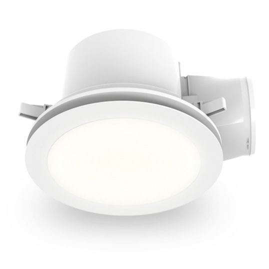 Atom Lighting Gust Exhaust Fan Ducted High Velocity with Round White Fascia with Light 65W Tri ...